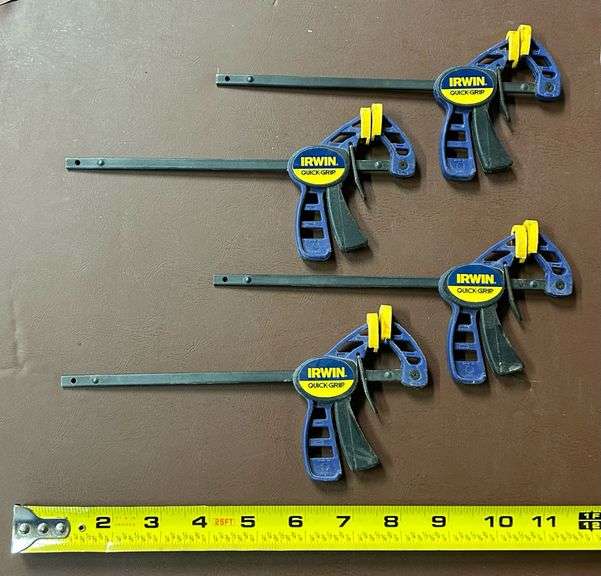 Irwin Quick Grip - Small Carpenter Clamps - Creamer Auction