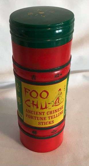 Foo Chu - Chinese Fortune Telling Sticks - Creamer Auction