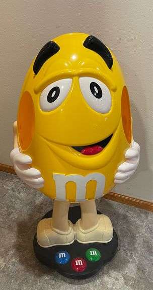 Yellow Peanut M & M - Candy Store Display on Wheels - No Shipping ...