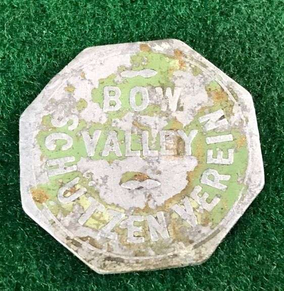 OLD TOKEN FROM “BOW VALLEY” NEBRASKA “SCHUTZEN VEREIN” (SHOOTING FEST ...