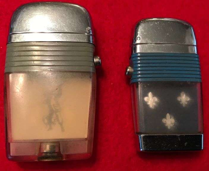 TWO OLD “SCRIPTO” CIGARETTE LIGHTERS - Creamer Auction