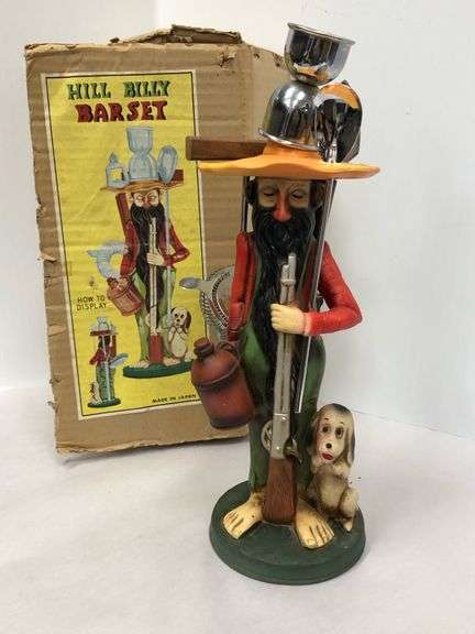 Hill Billy Bar Set - Creamer Auction