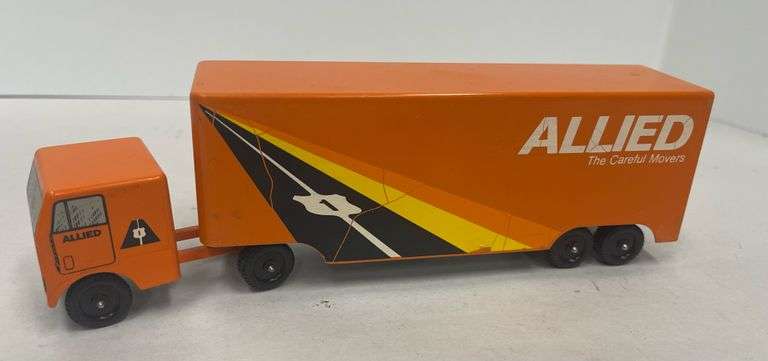 Ralstoy “Allied Movers” Semi Truck and Trailer - Creamer Auction
