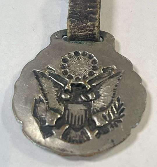 Vintage Military Type Watch Fob - Creamer Auction