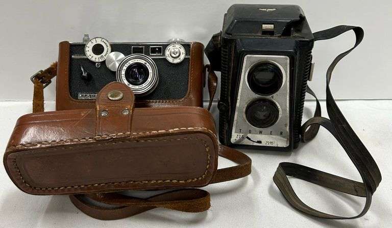 Vintage Argus Camera & Plastic Tower Camera - Creamer Auction