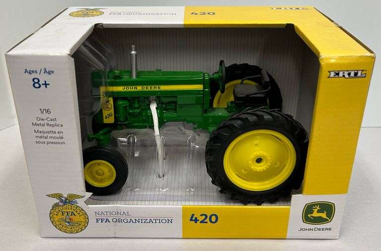 John Deere 420 Tractor - FFA Edition - Creamer Auction