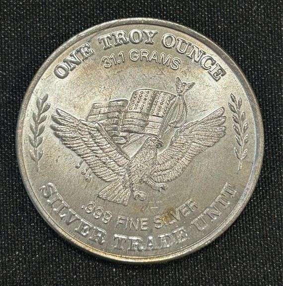 1981 US Assay Office San Francisco - 1 Oz. Silver Round - Creamer Auction