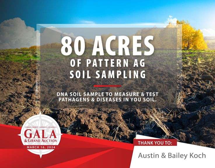 80 acres of Pattern Ag Soil Sampling - Creamer Auction