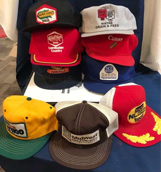 Group of Seed Corn - Advertising Hats - Creamer Auction