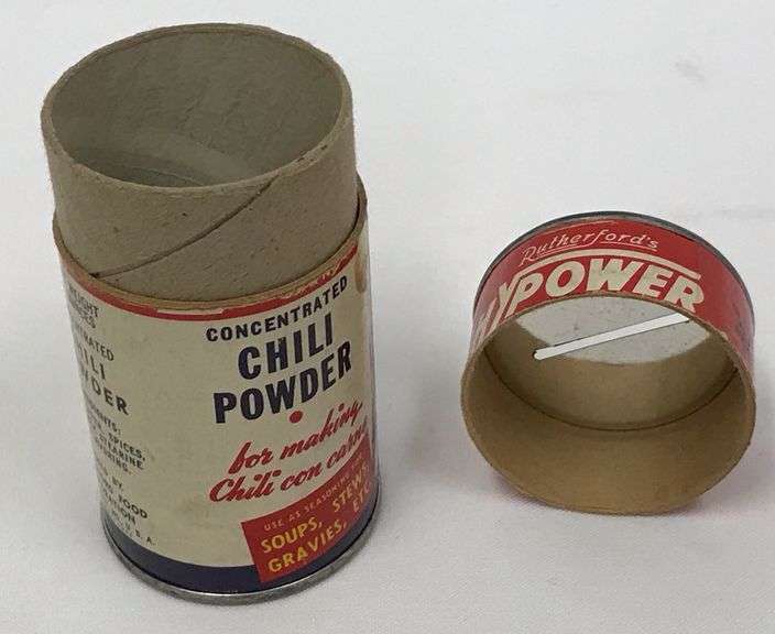 Rutherford Foods - Chili Powder Bank - Creamer Auction