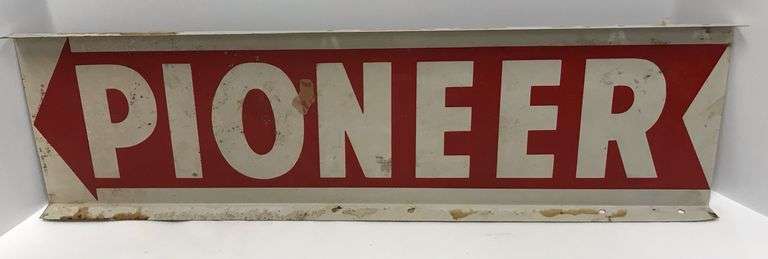 Pioneer Sign - Creamer Auction