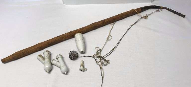 Peace Pipe Parts - Creamer Auction