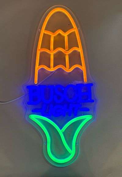 Busch Light Corn LED Sign - Creamer Auction