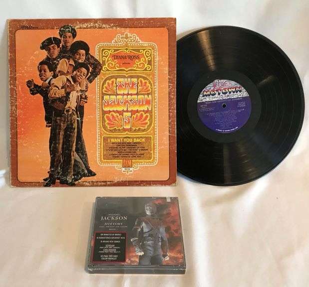 Jackson 5 Record & Michael Jackson History CD - Creamer Auction