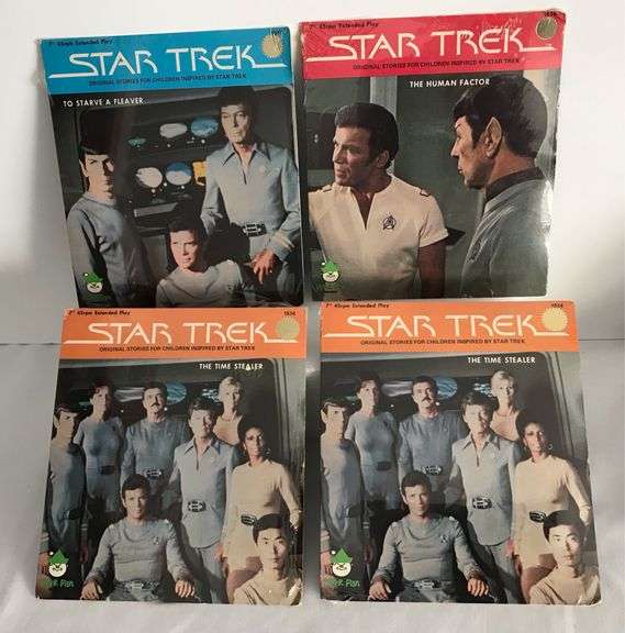 Star Trek - 45 RPM Records - NOS - Creamer Auction