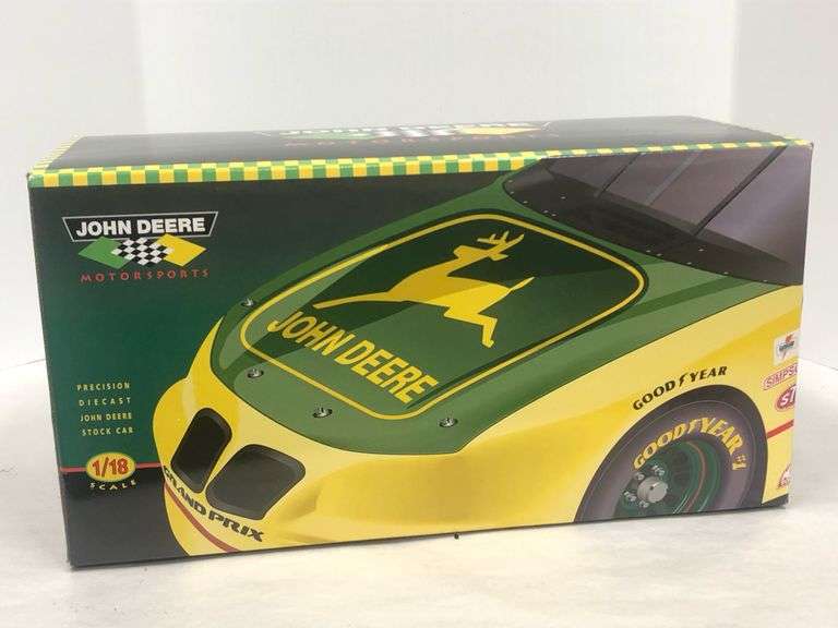 1/18 Scale - John Deere Motorsports Diecast Stock Car - Creamer Auction