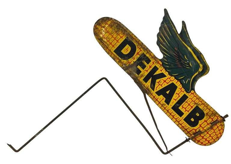 Dekalb Flying Ear Sign - Creamer Auction