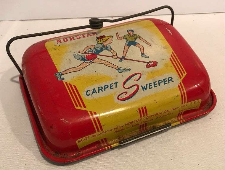 Child’s Norstar Toy Carpet Sweeper - Creamer Auction