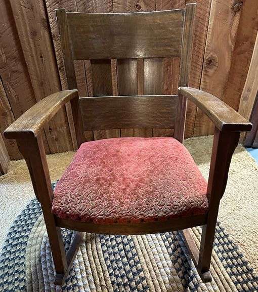 Oak Rocker - Creamer Auction