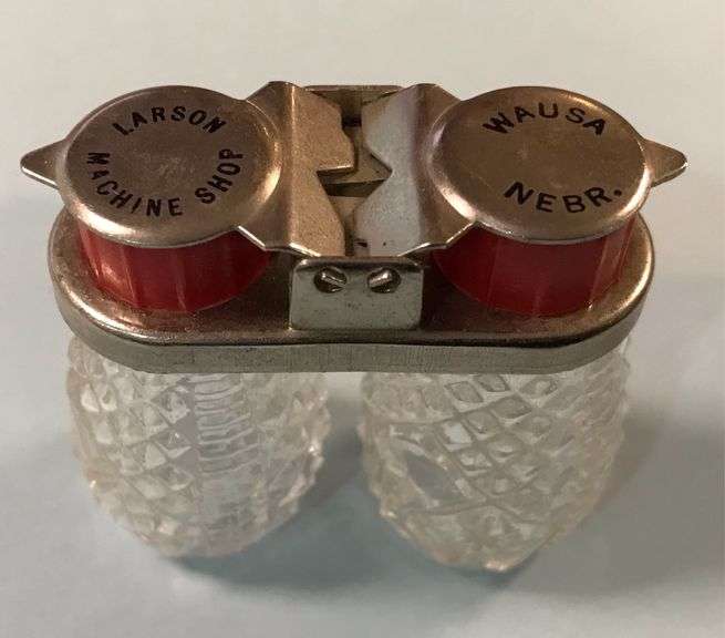 Larson Machine Shop - Wausa, Nebraska - Advertising Salt & Pepper Set ...