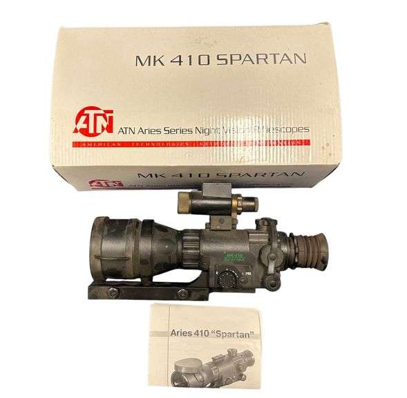 ATN MK 410 Spartan Night Vision Scope - Creamer Auction
