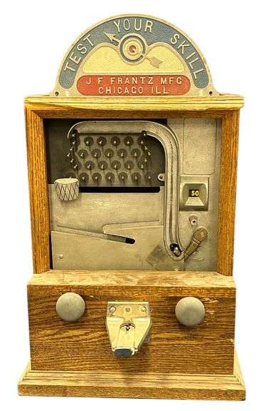 Early Coin Operated Kicking Game - For Parts/Restoration - Creamer Auction