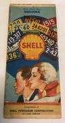 1932 Shell Petroleum Company - Indiana Road Map - Creamer Auction