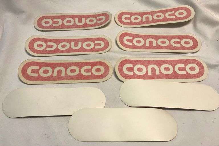 NOS - Conoco - Decals - Creamer Auction