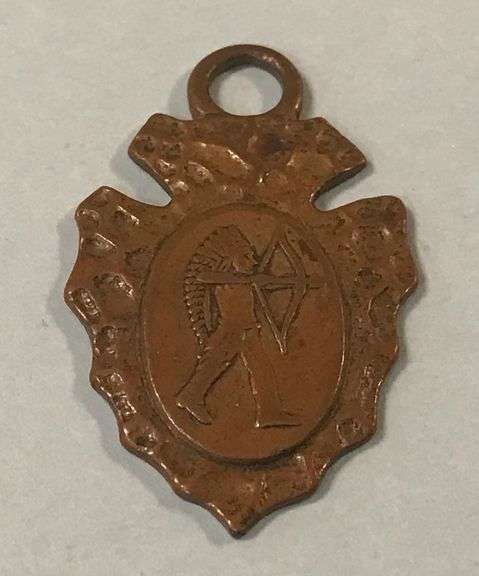 Bow & Arrow Hunter - Fob - Creamer Auction