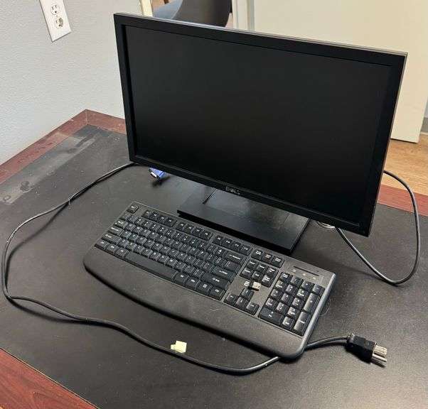 Dell Monitor & Keyboard - Creamer Auction
