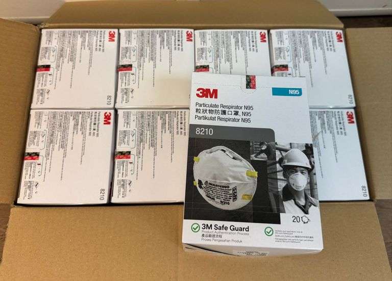 Box of N95 Masks - Creamer Auction