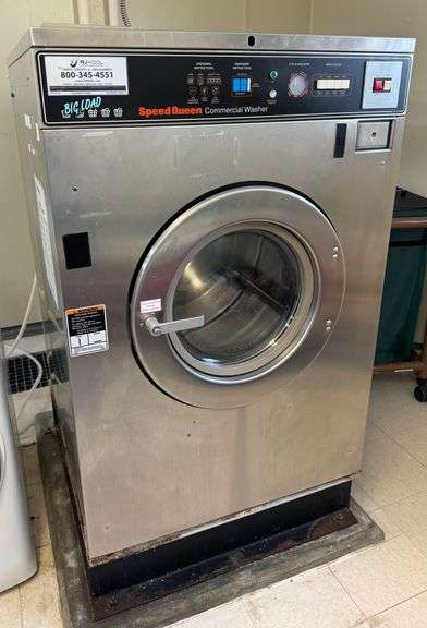 Big Load Speed Queen Commerical Washing Machine - SC50MD - Creamer Auction
