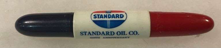 1949 - Standard Oil Co. - 60th Anniversary Advertising Pen - Creamer ...