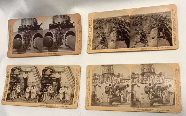Military Stereo Cards - Creamer Auction