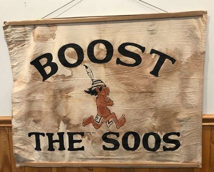 Boost The Soos - Cloth Sign - Creamer Auction
