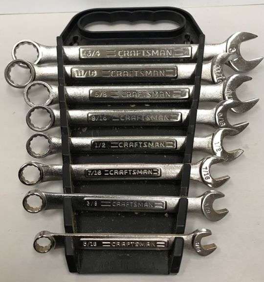 Set of Craftsman Wrenches - Creamer Auction