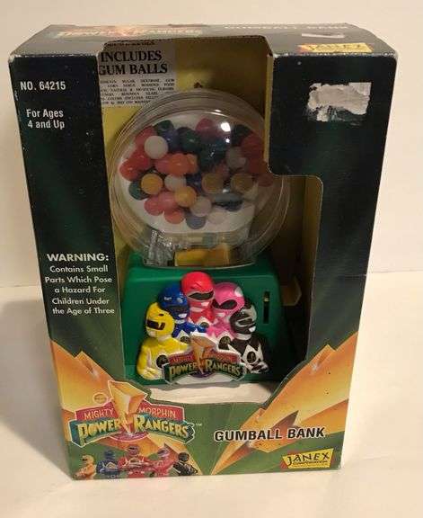 Mighty Morphin Power Rangers Gumball Bank - Creamer Auction