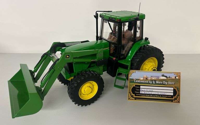 LEMARS TOY STORE CUSTOM JOHN DEERE 7810 TRACTOR WITH LOADER - 1/16 ...