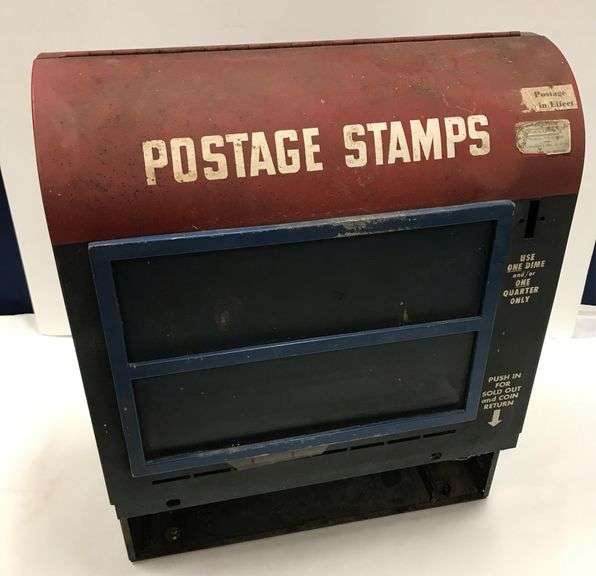 Early Postage Stamps Vending Machine - Hillsum Sales Corp. - Creamer ...