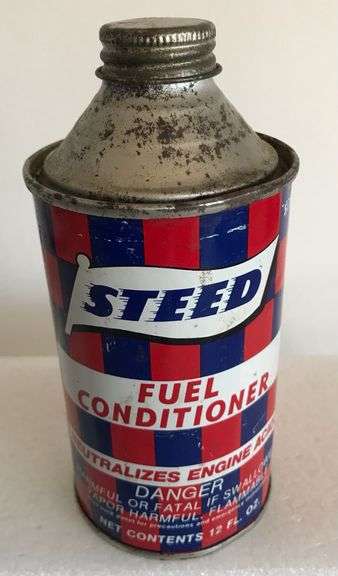 Steed Fuel Conditioner - 12 Oz. Cone Top Can - Creamer Auction