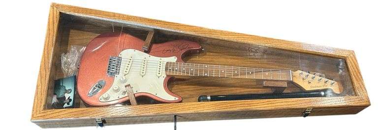 Stedman Pro 6-String Electric Guitar signed by Tracy Byrd - Creamer Auction