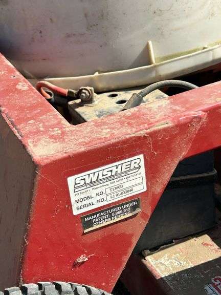 Swisher Model T1360B - Pull Type Mower - Creamer Auction