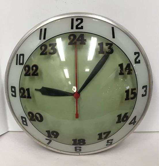 Military Double Bubble Clock - Creamer Auction