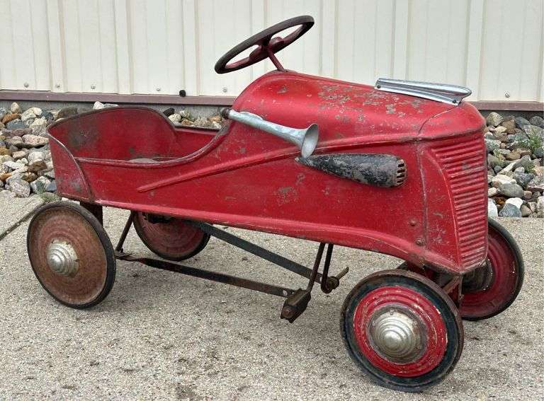 Early Steelcraft Ace Pedal Car - Creamer Auction
