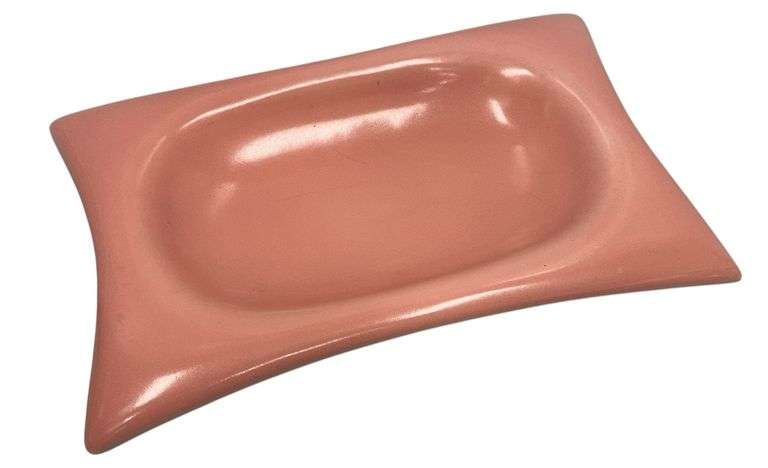 Red Wing 1383 Pink Console Dish - Creamer Auction
