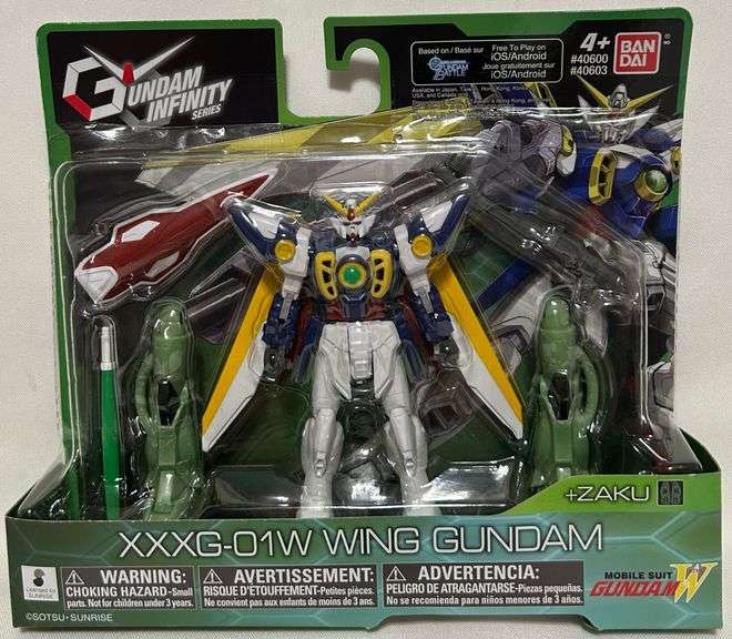Gundam Infinity Series XXXG-01W Wing Gundam Action Figure – Bandai ...