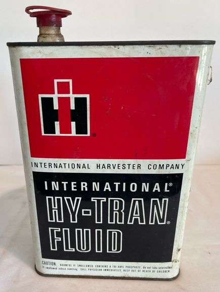 International Harvester Co. - Hy-Tran Fluid - One Gallon Tin - Creamer ...