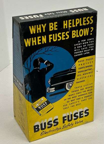 Buss Fuses Store Display Rack - 9.5” Tall - Creamer Auction