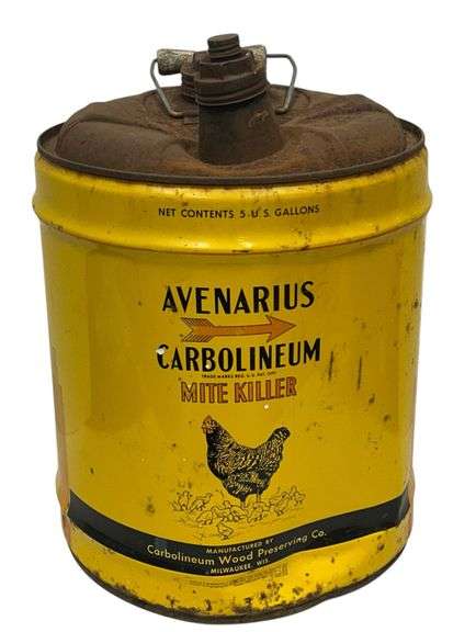 Avenarius Carbolineum “Mite Killer/Wood Preserver” 5 Gallon Sized Can ...