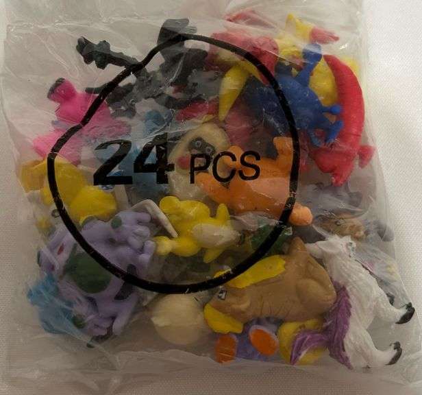 Lot of 24 Assorted Mini Pokémon Figures – Mixed Characters & Colors ...